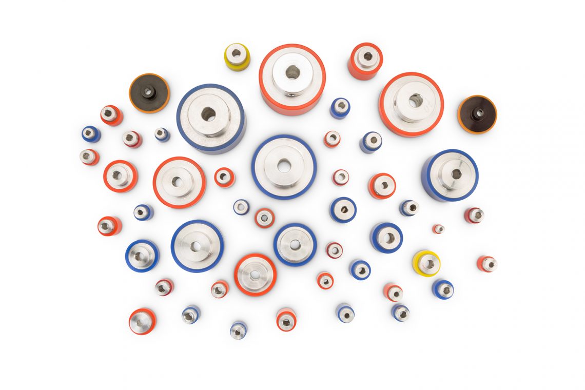 Polyurethane Hubbed Drive Rollers | Tight Tolerance Polyurethane Drive ...